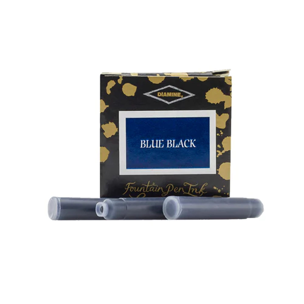 Diamine Fountain Pen Ink Cartridges TP/6 – Blue-Black – Penz Solutions
